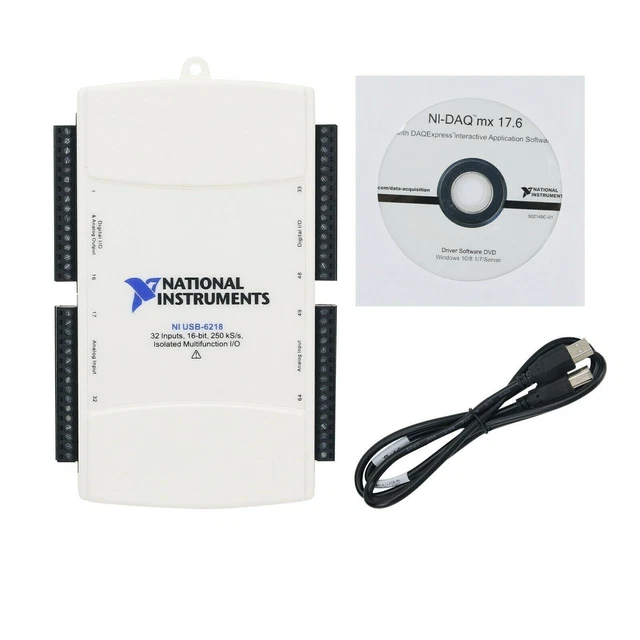 NATIONAL INSTRUMENTS NI USB-6218 Multifunction USB I/O Device 779678-01 ...