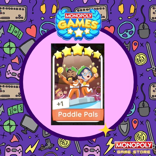 MONOPOLY GO 5 Star STICKER Set 14 Paddle Pals EUR 7,46 - PicClick FR