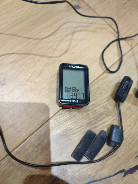 VDO M4.1MR 32 Function Wired Cycle Computer 2 Bike Memory Altitude Temperate $56.87 - PicClick AU