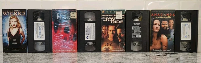 HORROR THRILLER VHS Lot Joyride, The Relic Anaconda, Wicked EUR 10,93 ...