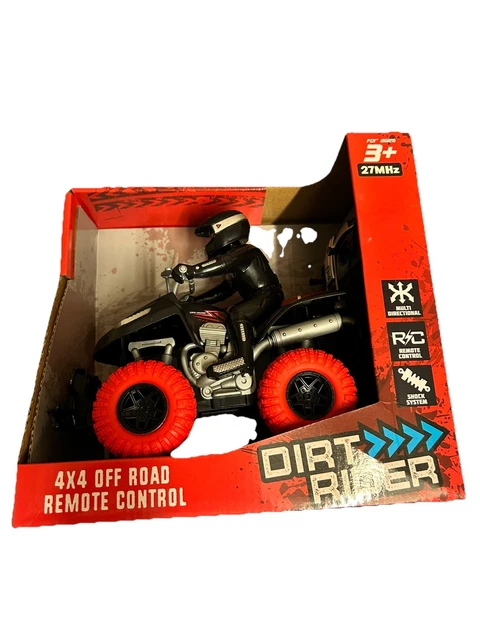 DIRT RIDER 4X4 Off Road Remote Control Quad Bike Black/red Multi ...