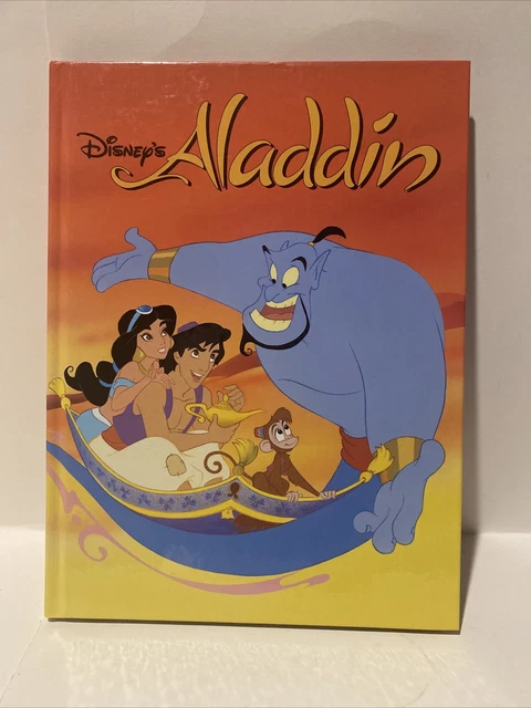 DISNEY CLASSIC SERIES Aladdin Hardcover Book Storybook Vintage 1993 ...