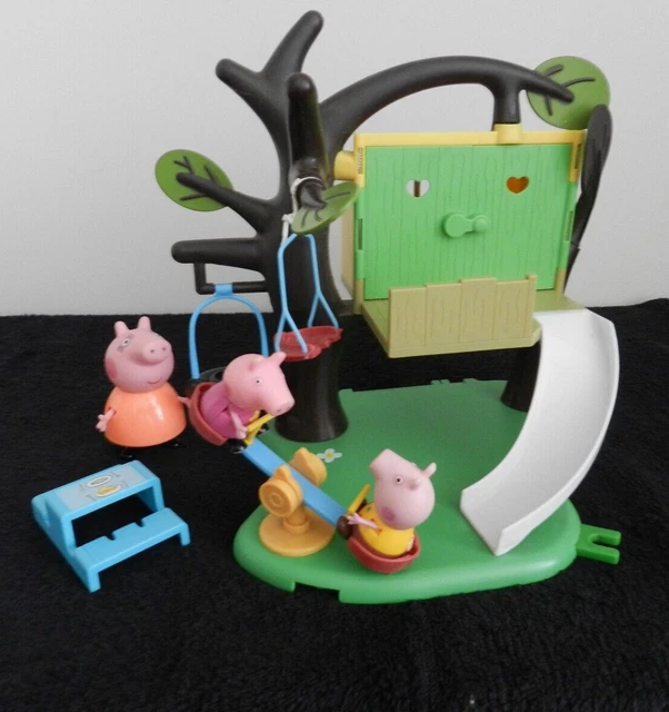 PEPPA PIG TREE House Play Set Playground Peppa Figure Swing Slide ...
