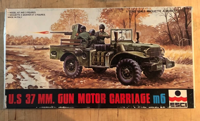 ESCI 1/72 SCALE AFV Tank Model Kits vintage & complete 20mm WW2 EUR 10 ...