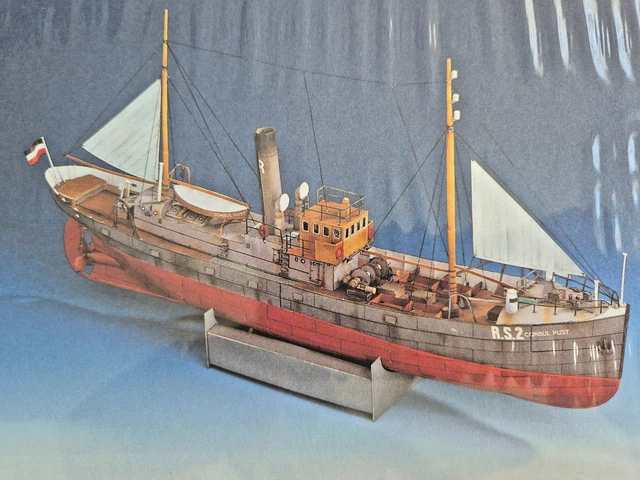SCHREIBER-BOGEN 1:100 72593 Modellbau Fischkutter "Consul Pust" 1920 in ...
