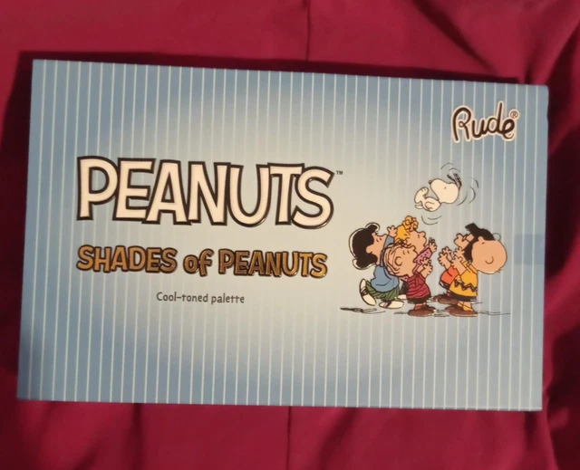RUDE X PEANUTS (Snoopy) Shades of Peanuts Cool Toned Eye shadow Palette ...
