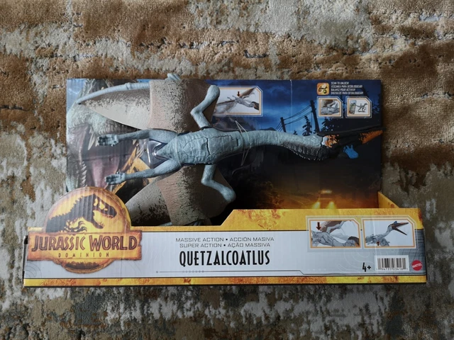 JURASSIC WORLD DOMINION Quetzalcoatlus Toy Figure Pterodactyl ...