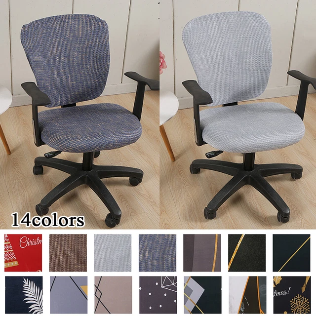 HOUSSE DE CHAISE Extensible Pour Chaise Rotative D'ordinateur Housse De ...