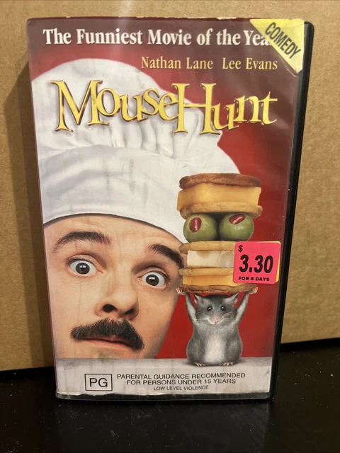 MOUSE HUNT VHS Nathan Lane, Lee Evans Comedy Ex Rental B1 $19.95 ...