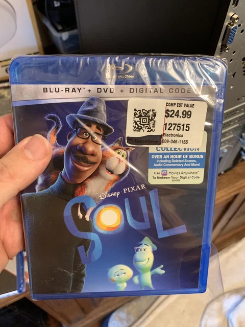 DISNEY/PIXAR: SOUL (BLU-RAY/DVD, 2021, 2-Disc set + Digital copy) NEW ...