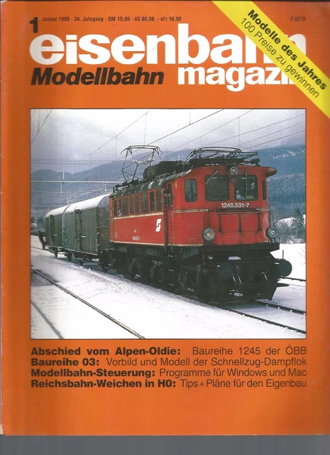 EISENBAHN 01-96 BAUREIHE 1245 / Vorbild Und Modell Der Schnellzug ... EISENBAHN 01-96 BAUREIHE 1245 / Vorbild Und Modell Der Schnellzug ...