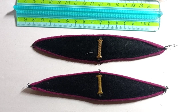 CONTROSPALLINE GRADI MILITARI Alta Uniforme Allievo Ufficiale Cadetto ...