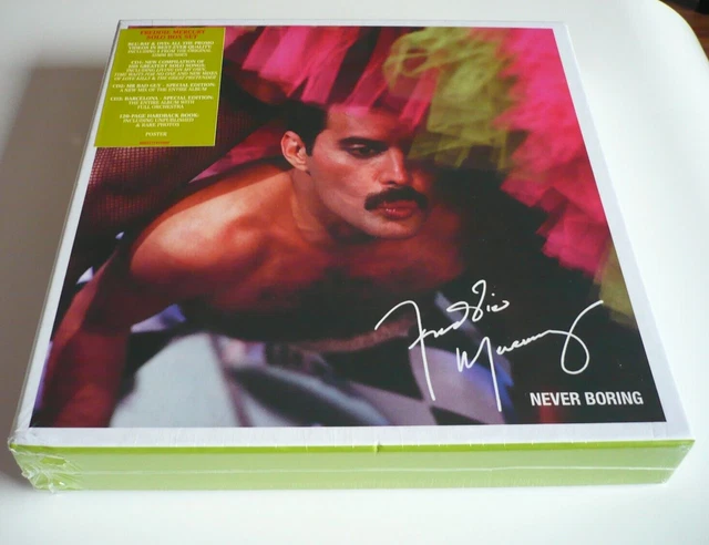 QUEEN FREDDIE MERCURY Never Boring 3 CD DVD Blu Ray Book 2019 Box Set ...