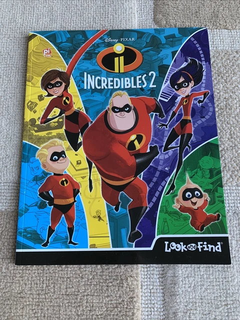 DISNEY PIXAR INCREDIBLES 2 Look & Find Exploration Activity Book £1.00 ...
