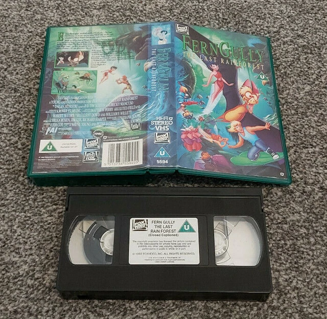 FERN GULLY THE Last Rainforest Fox Video Pal Vhs Video Kids Children £3 ...