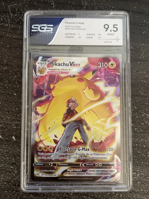 PIKACHU VMAX FULL Art - Pokémon Tg17/Tg30 Eb11 Origine Perdue Sgs Pca 9.5 Neuf EUR 149,90 ...