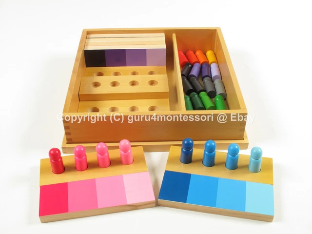 NEW MONTESSORI SENSORIAL Material - Colour Resemblance Sorting Task £55 ...
