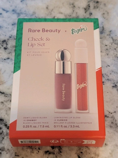 RARE BEAUTY X Tajin Cheek & Lip Set Chamoy Liquid Blush Clasico Lip Gloss Duo £57.17 - PicClick UK