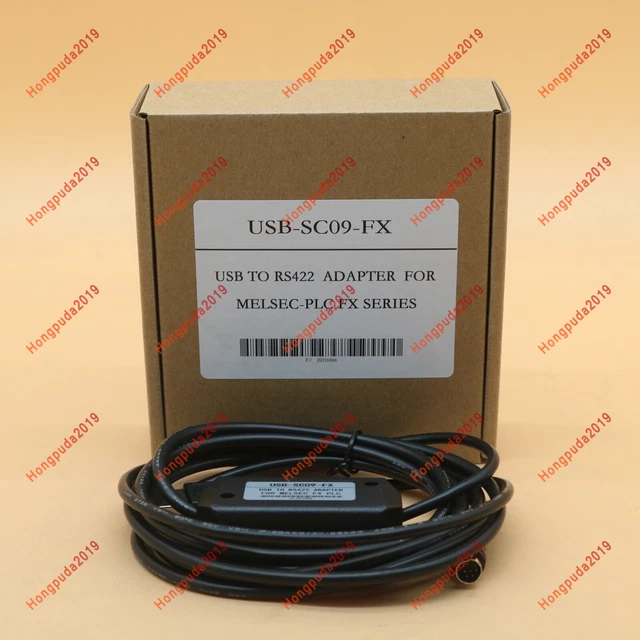 NEW USB-SC09-FX PLC Programming Cable FOR MITSUBISHI MELSEC USB TO ...