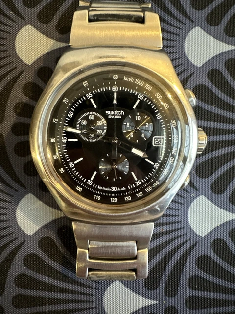 MONTRE HOMME SWATCH IRONY Chrono 2005 YOS400G EUR 20,00 - PicClick FR