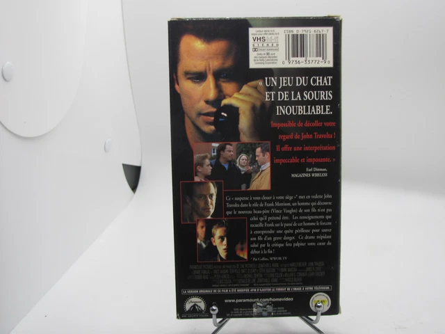 DRAME FAMILIAL/ DOMESTIC Disturbance (VHS)(French) Tested Travolta $6. ...