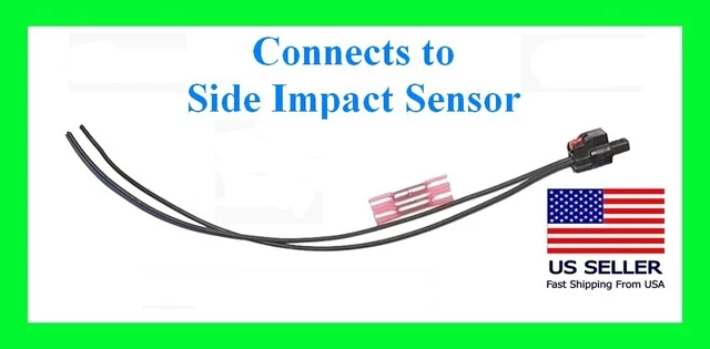 SIDE IMPACT SENSOR Connector Pressure Plug Pigtail Harness on Ram Dodge ...