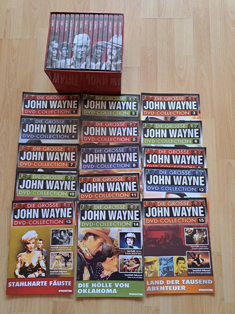 DIE GROSSE JOHN Wayne DVD Collection, DeAgostini Edition, Teil 1 - 15 ...