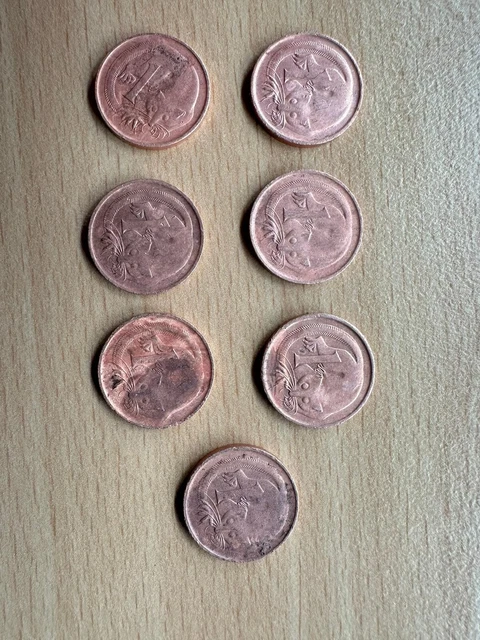 AUSTRALIAN COPPER COINS $25.00 - PicClick AU