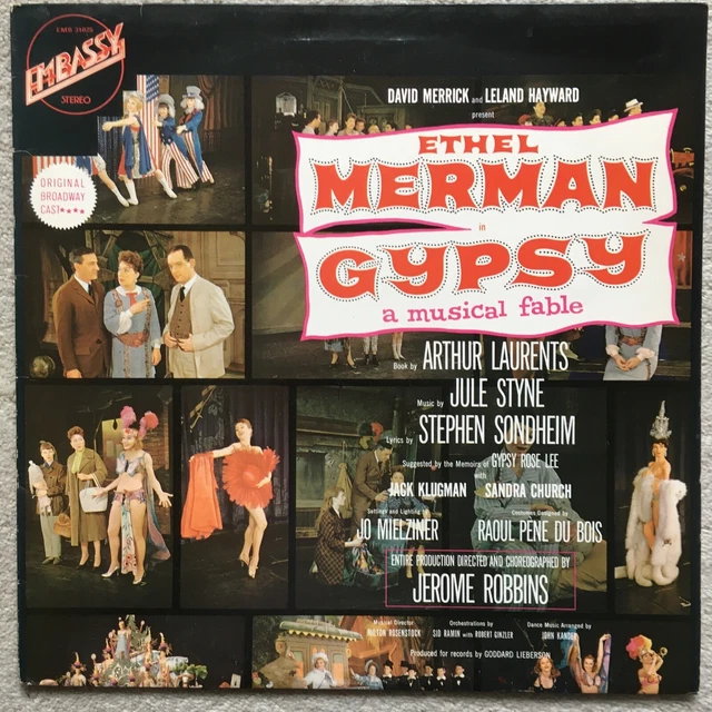 ETHEL MERMAN - Gypsy (Original Broadway Cast) Uk Vinyl Lp, 1973 EUR 13 ...