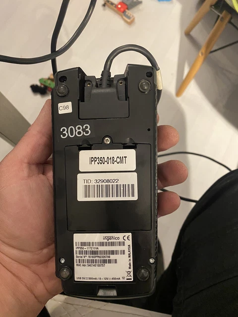 INGENICO IPP-350 CARD Payment Terminal Visa World Payment £23.00 ...