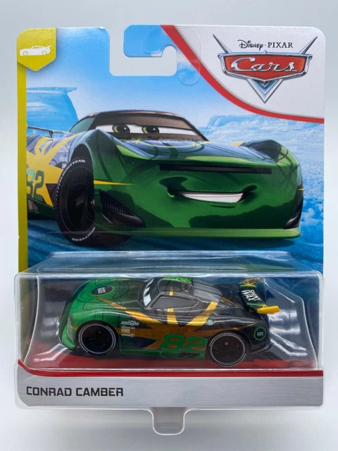 DISNEY PIXAR CARS Diecast Conrad Camber Next-Gen Piston Racers "VHTF" £ ...