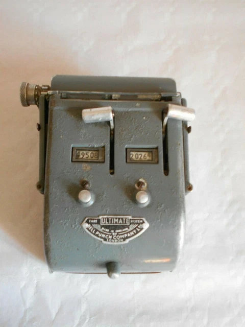 BELL PUNCH COMPANY ultimate fare system ticket machine bus and trams £ ...