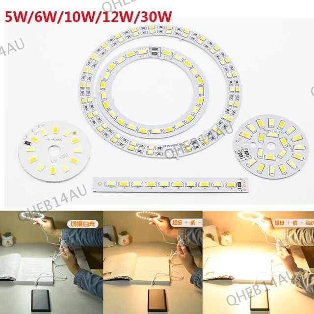 DC 5V SMD5730 LED Chip 5W-30W Light Bead Board Aluminum Lamp plate 21H EUR 1,12 - PicClick FR