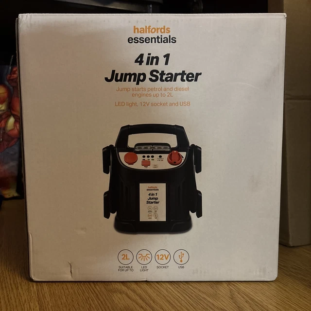 Halfords essentials 4 in 1 jump starter store
