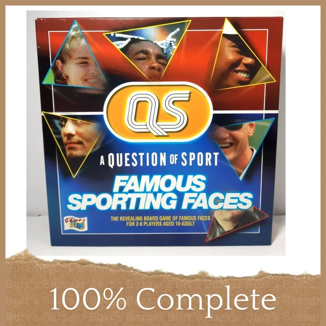 A QUESTION OF Sport - Famous Sporting Faces - Board Game - Toy Brokers ...