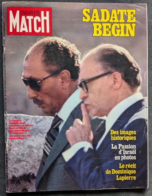 PARIS MATCH N° 1488 - 2/12/1977 - Sadate Begin EUR 2,50 - PicClick FR