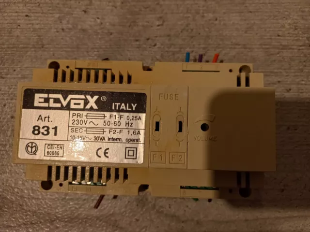 Alimentatore Citofonico Elvox Art 831 Eur 99 00 Picclick It