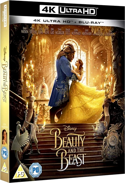 DISNEY'S BEAUTY AND the Beast (live action) [NEW & SEALED] 4k UHD £7.99 ...