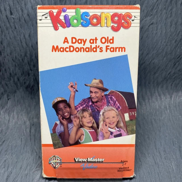 KIDSONGS A DAY at Old MacDonald's Farm VHS 1985 View Master Video Music ...