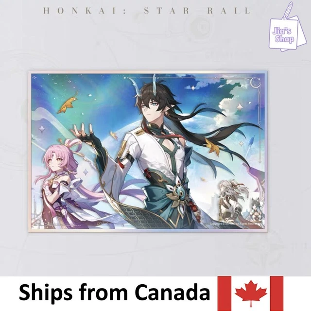 HONKAI: STAR RAIL Official Acrylic Stand-Alone Poster: Dan Heng and Fu ...