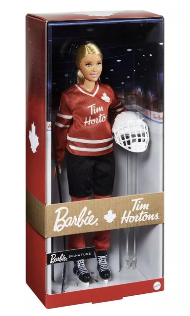TIM HORTONS BARBIE Doll (12-inch) Collectible Barbie Doll in Hockey ...
