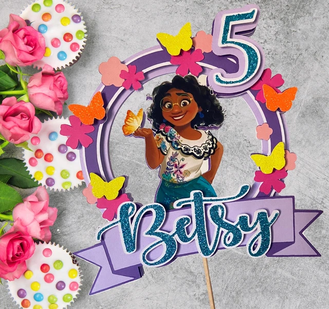 Personalised Encanto Mirabel Cake Topper Encanto Inspired Birthday