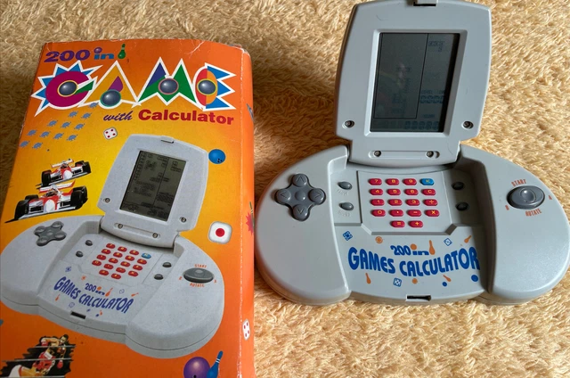 VINTAGE RETRO 200 in 1 Games - Working Handheld Game Console with ...