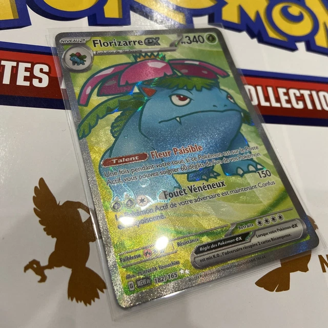 CARTE POKÉMON FLORIZARRE EX Full Art 182/165 - EV3.5 151 - FR NEUVE EUR ...