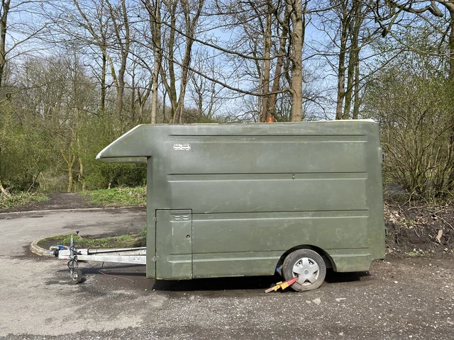EX BT BOX Trailer With Galvanised Alcro Chassis £1,000.00 - PicClick UK