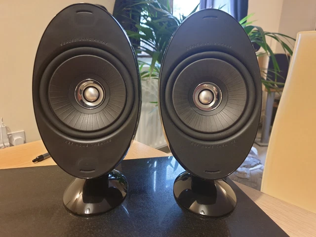 KEF HTS 3001 SE Speakers ( Eggs ) Solid Little Speaks That Love To Loud ...