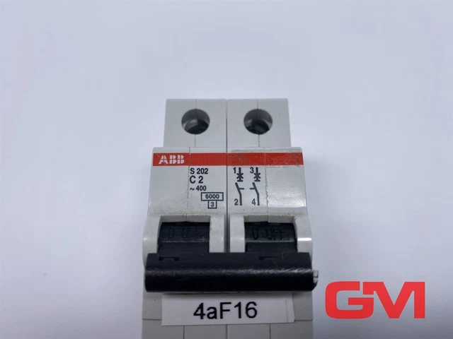 ABB S202-C2 AUTOMATIC Fuse 2CD Circuit Breaker S252 001 R0024 2a 400v $24.38 - PicClick CA