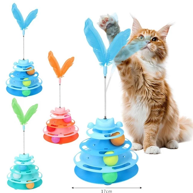 PET CAT CRAZY Ball Disk Interactive Toys Amusement Toy Plate Funny 1pcs ...