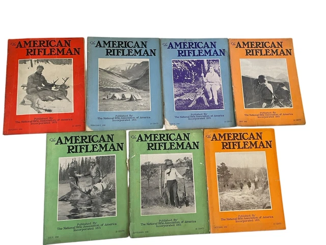 THE AMERICAN RIFLEMAN Magazine 7 Issues From 1930 £33.85 - PicClick UK