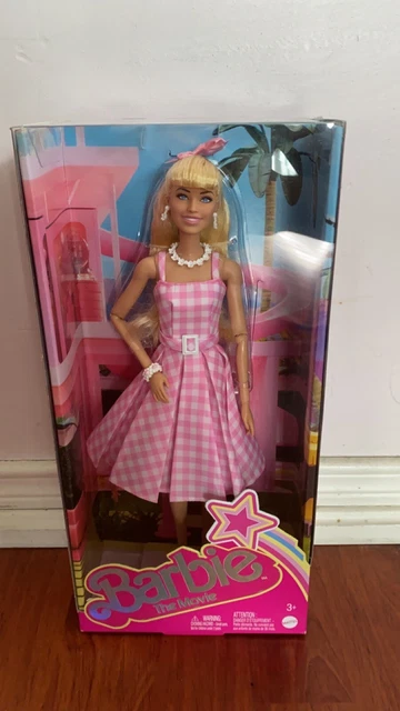 BARBIE THE MOVIE Collectible Doll, Margot Robbie as Barbie in Pink ...